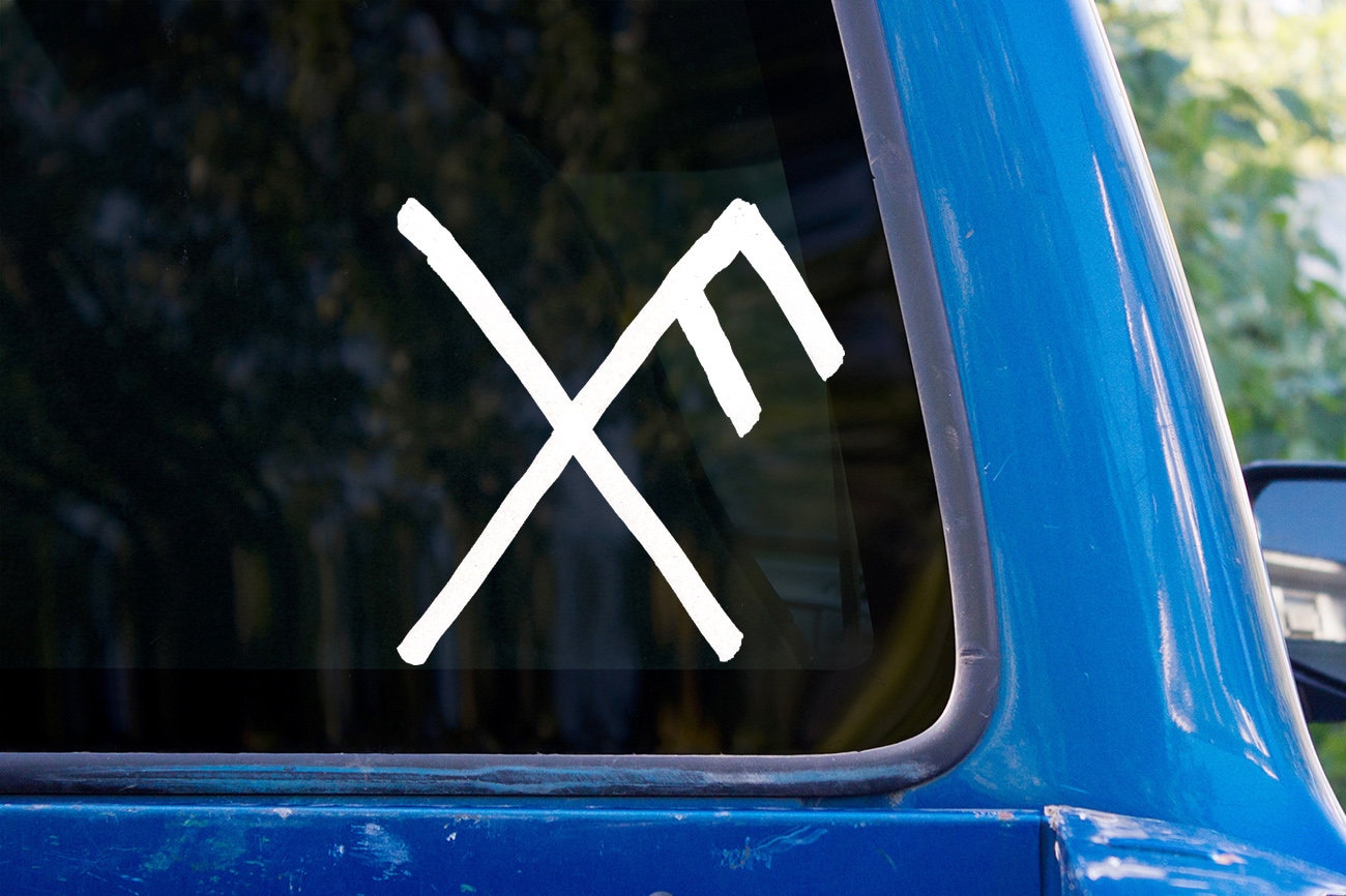 Bind Rune Vinyl Sticker Decals Set of 8 - Etsy