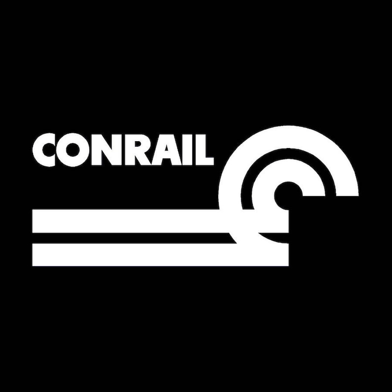Conrail Logo Vinyl Sticker - Conrail Railroad Decal - Etsy