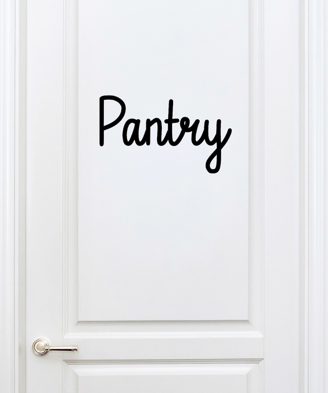 Pantry Door Decal - Pantry Wall Sign Vinyl Sticker - Etsy