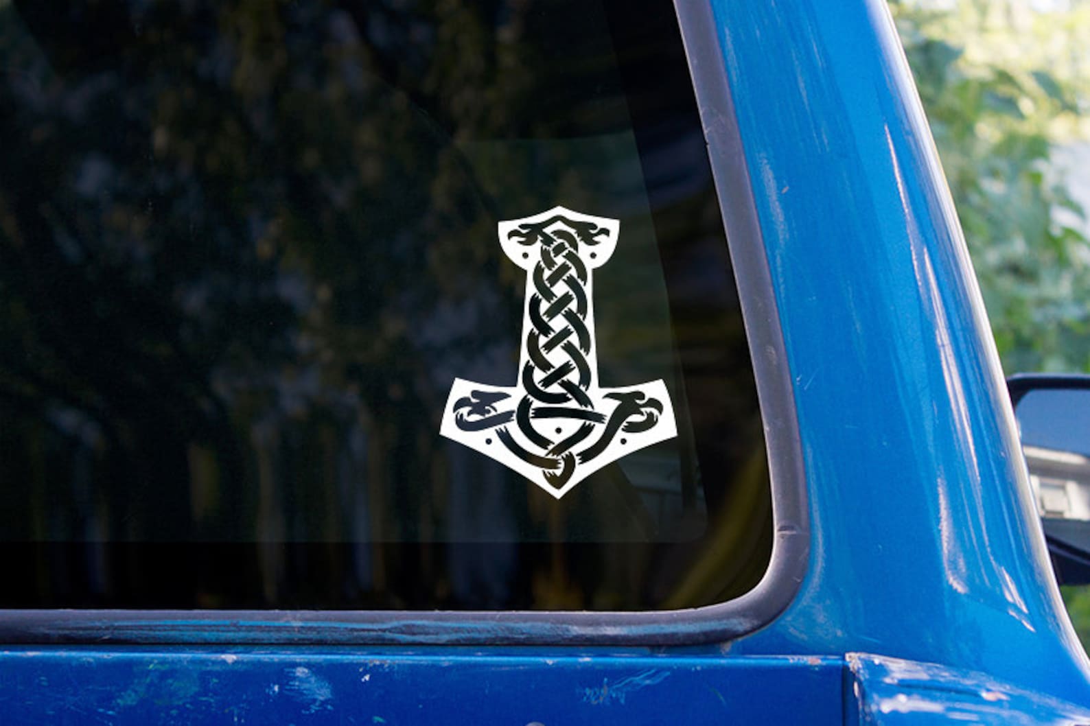 Thor's Hammer Vinyl Decal | Etsy