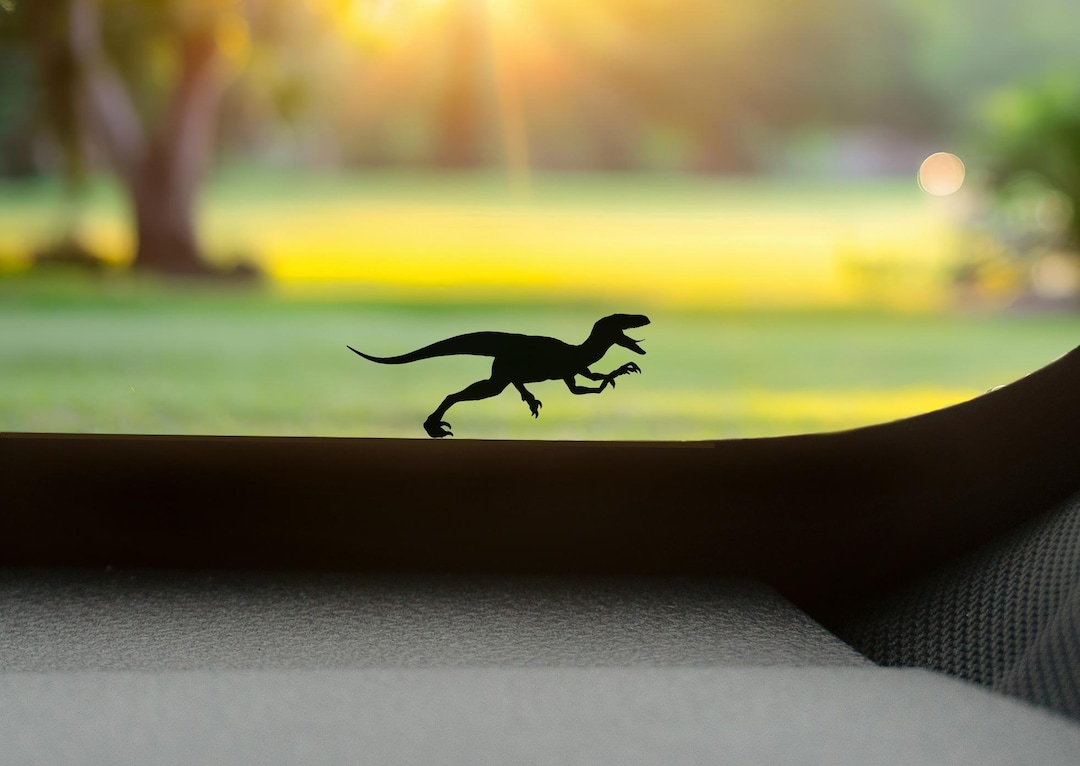 Velociraptor Vinyl Sticker - Raptor Dinosaur Mini Easter Egg Decal - Etsy