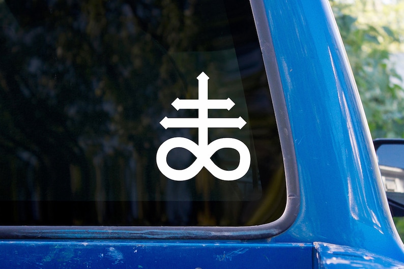 Leviathan Cross Symbol Sticker Decal - Etsy
