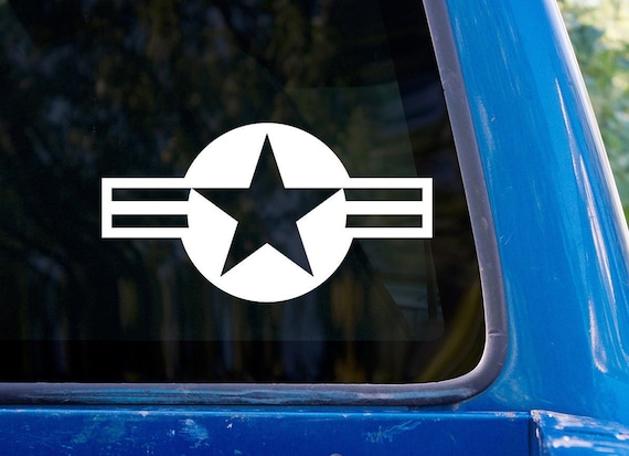 United States Air Force Star Vinyl Sticker Decal - Etsy