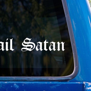 Hail Satan Vinyl Sticker Decal - Etsy
