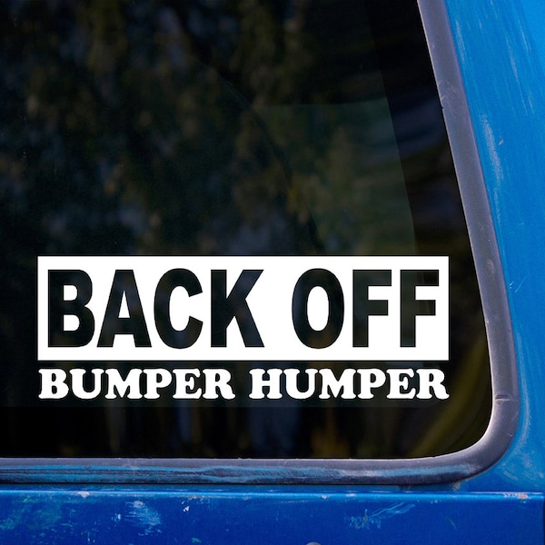 Back off Decal - Etsy