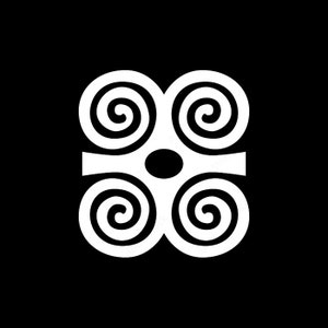 Dwennimmen Adinkra Symbol Vinyl Sticker - Ram's Horns Strength Decal - Etsy