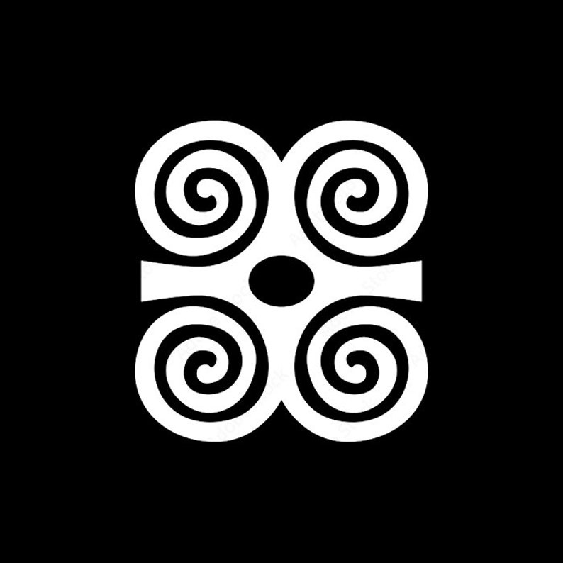 Dwennimmen Adinkra Symbol Vinyl Sticker Ram's Horns - Etsy