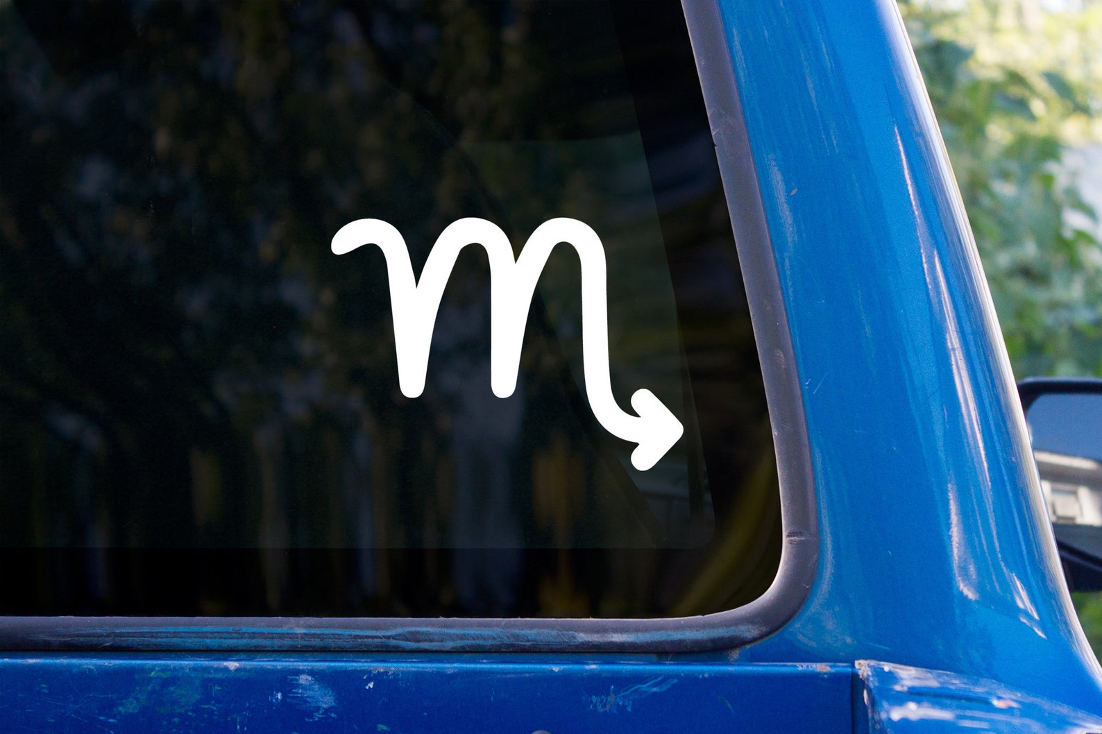 Scorpio Zodiac Symbol Decal | Etsy