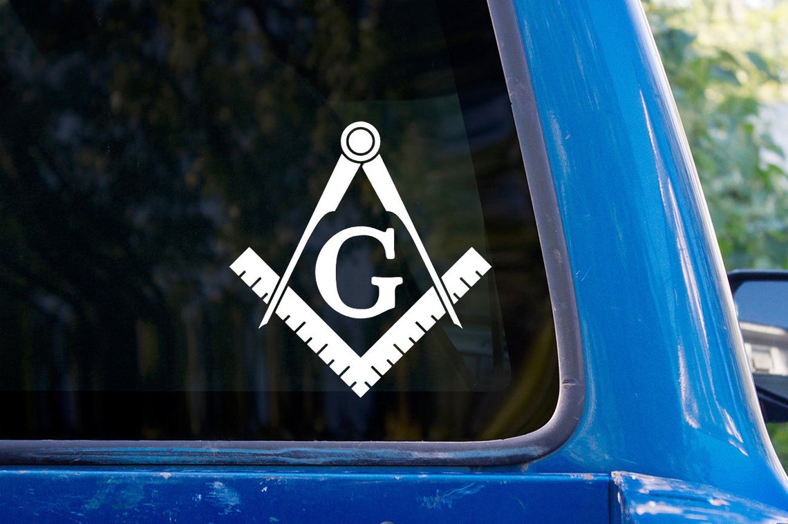 Freemason Symbol Vinyl Sticker Decal | Etsy