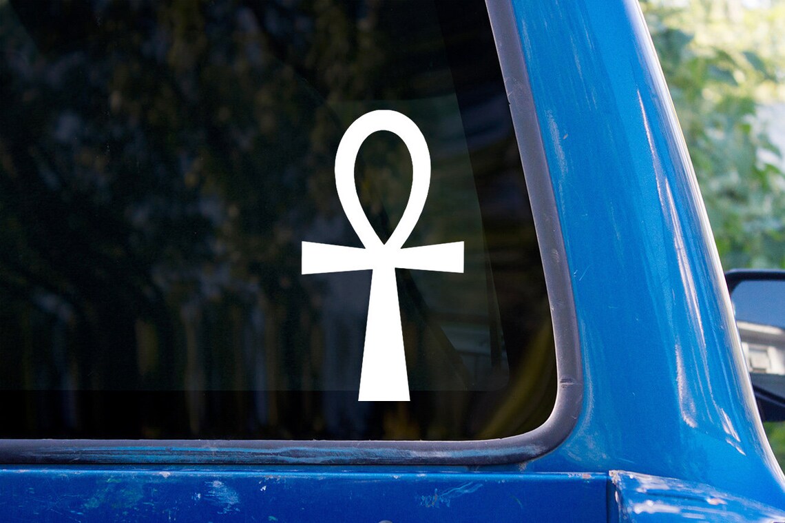 Ankh Cross Vinyl Sticker Decal | Etsy