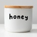 Honey Jar Label - Honey Container Decal - Kitchen Decor Sticker - Etsy