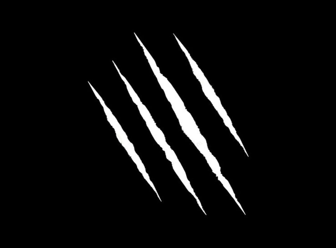 Claw Decal - Scratch Mark - Etsy