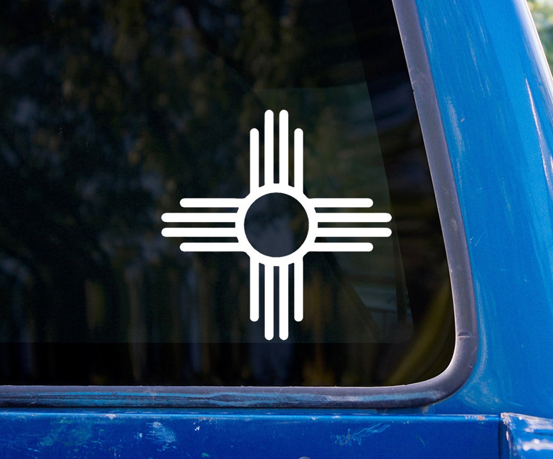 Zia Symbol Vinyl Sticker Decal - Etsy