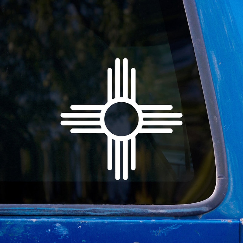 Red Sun Vinyl Decal - Etsy