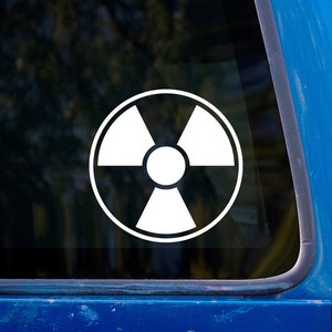 Nuclear Symbol Vinyl Sticker Decal - Etsy