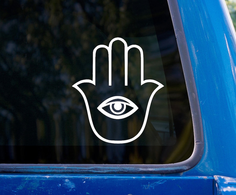Hamsa Vinyl Sticker Decal - Etsy