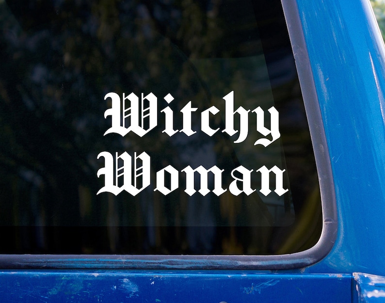 Witchy Woman Vinyl Sticker - Occult Decal - Etsy