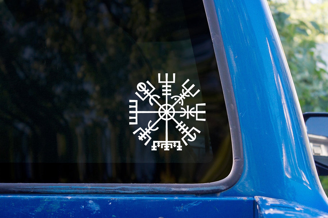 Viking Compass Vinyl Decal | Etsy