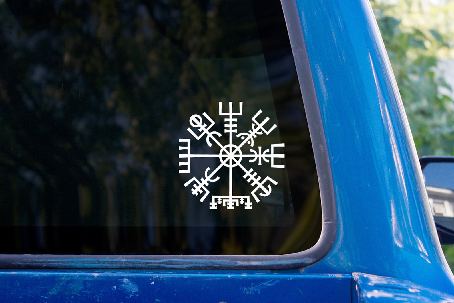 Viking Compass Vinyl Decal - Etsy