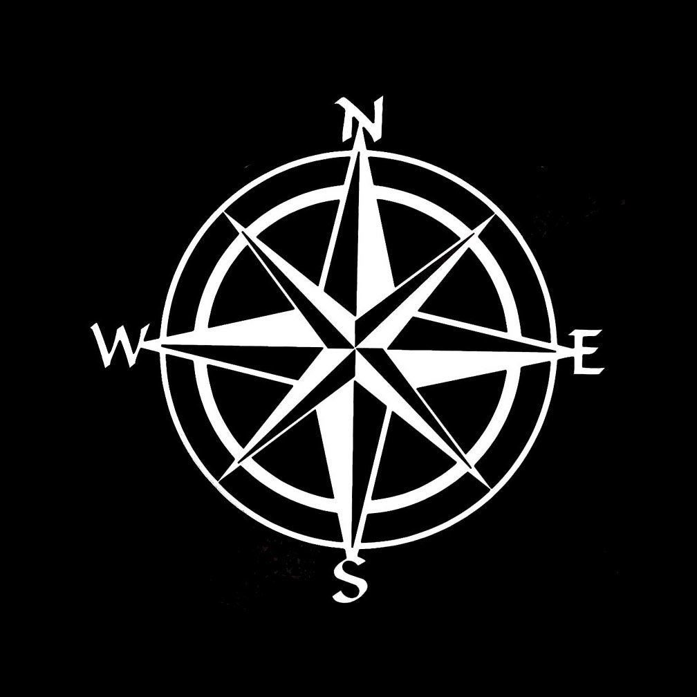 Nautical Compass Decal - Etsy