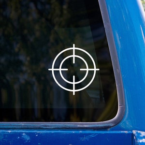 Crosshairs Vinyl Sticker Decal - Etsy