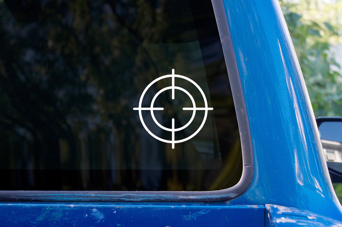 Crosshairs Vinyl Sticker Decal - Etsy
