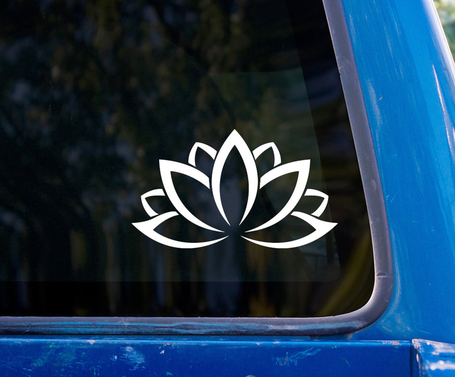 Lotus Flower Vinyl Sticker Decal - Etsy
