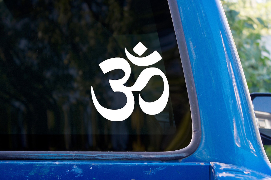 Aum Om Symbol Sticker Decal | Etsy