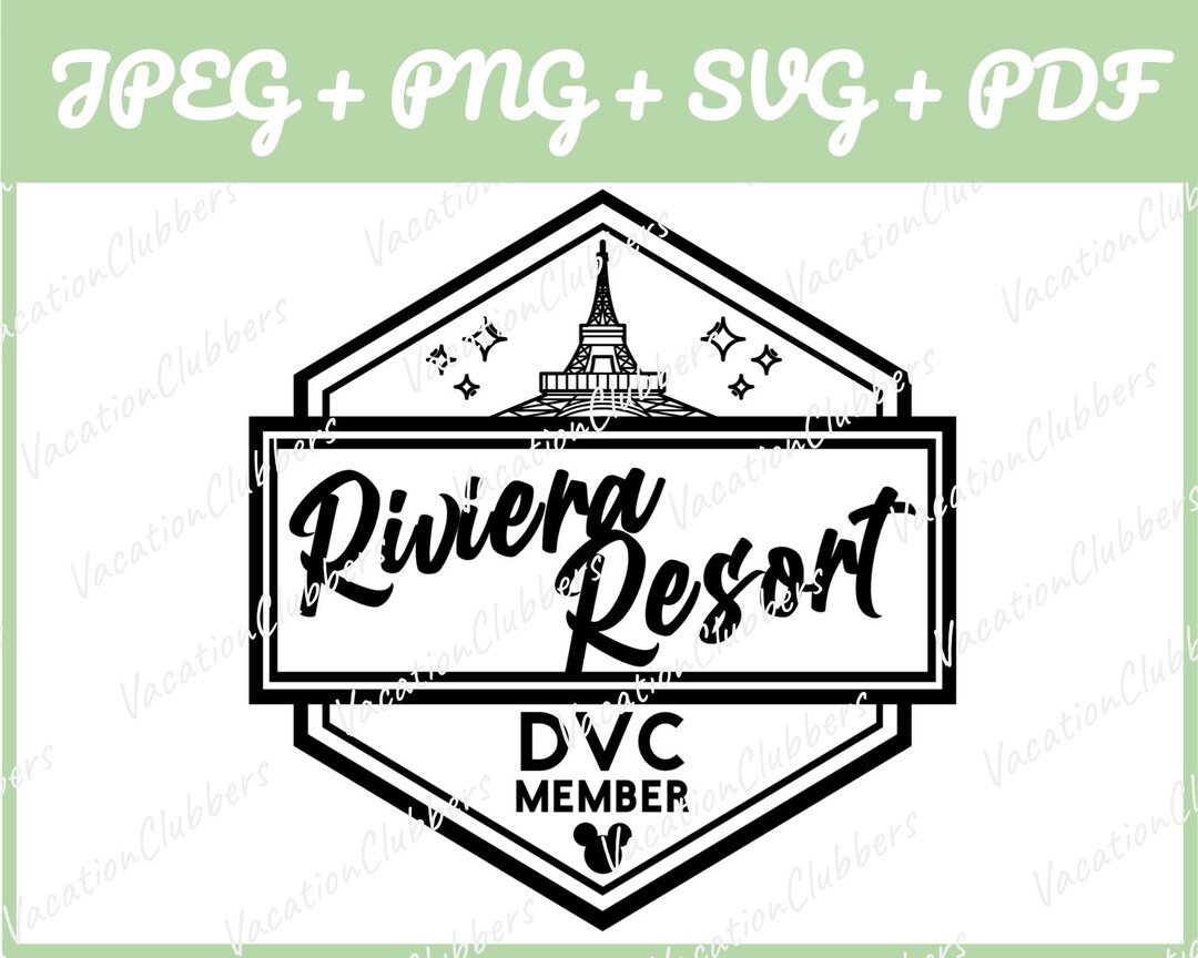 DVC Riviera Resort Chest Logo (jpeg+png+svg+pdf) - Etsy