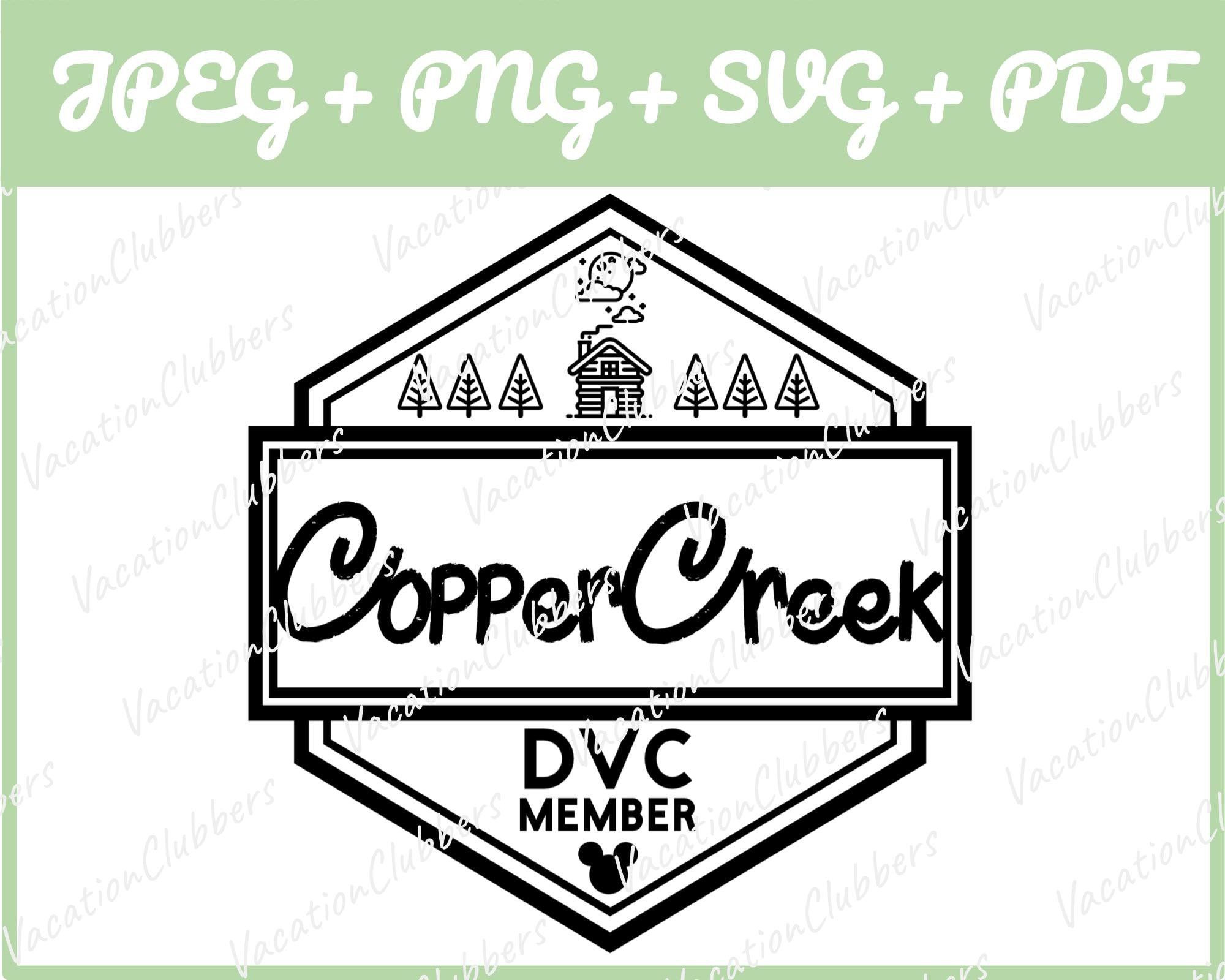 DVC Copper Creek Villas Chest Logo JpegPngSvgPdf | Etsy