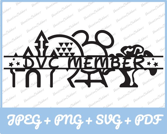 Fabric Craft Supplies & Tools Disney Vacation Club DVC Logo Icon 100 % ...