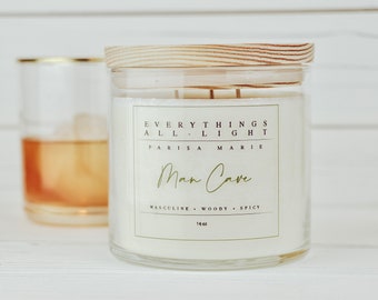 Man Cave Candle - Etsy