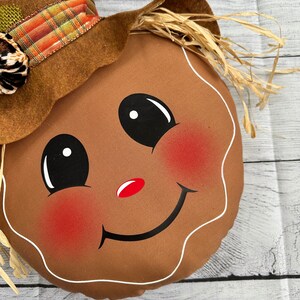 Gingerbread Wreath Attachment, Scarecrow Door Hanger - Etsy