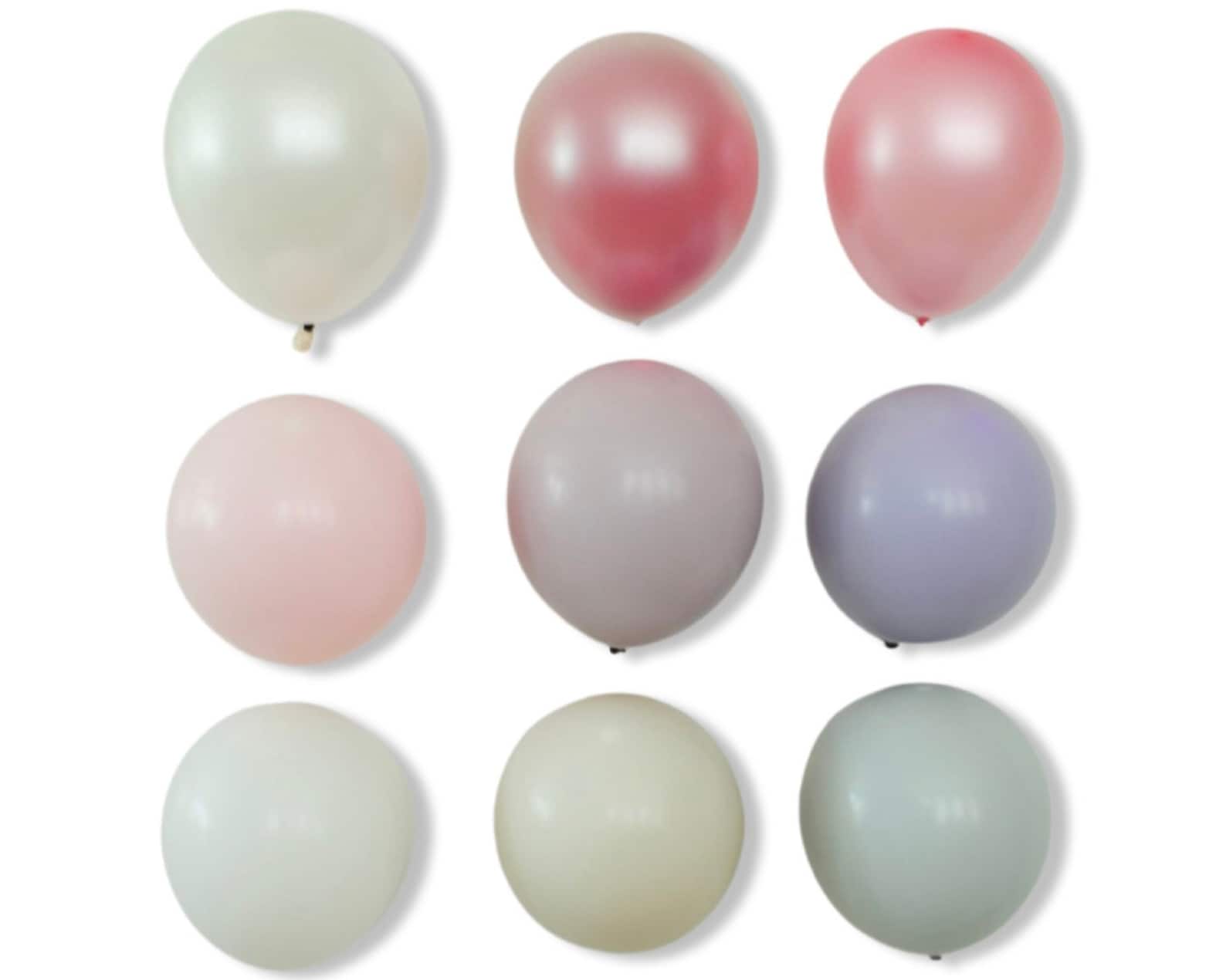 Matte Balloons// Matte Pink Balloons//chalk Balloons//pink - Etsy