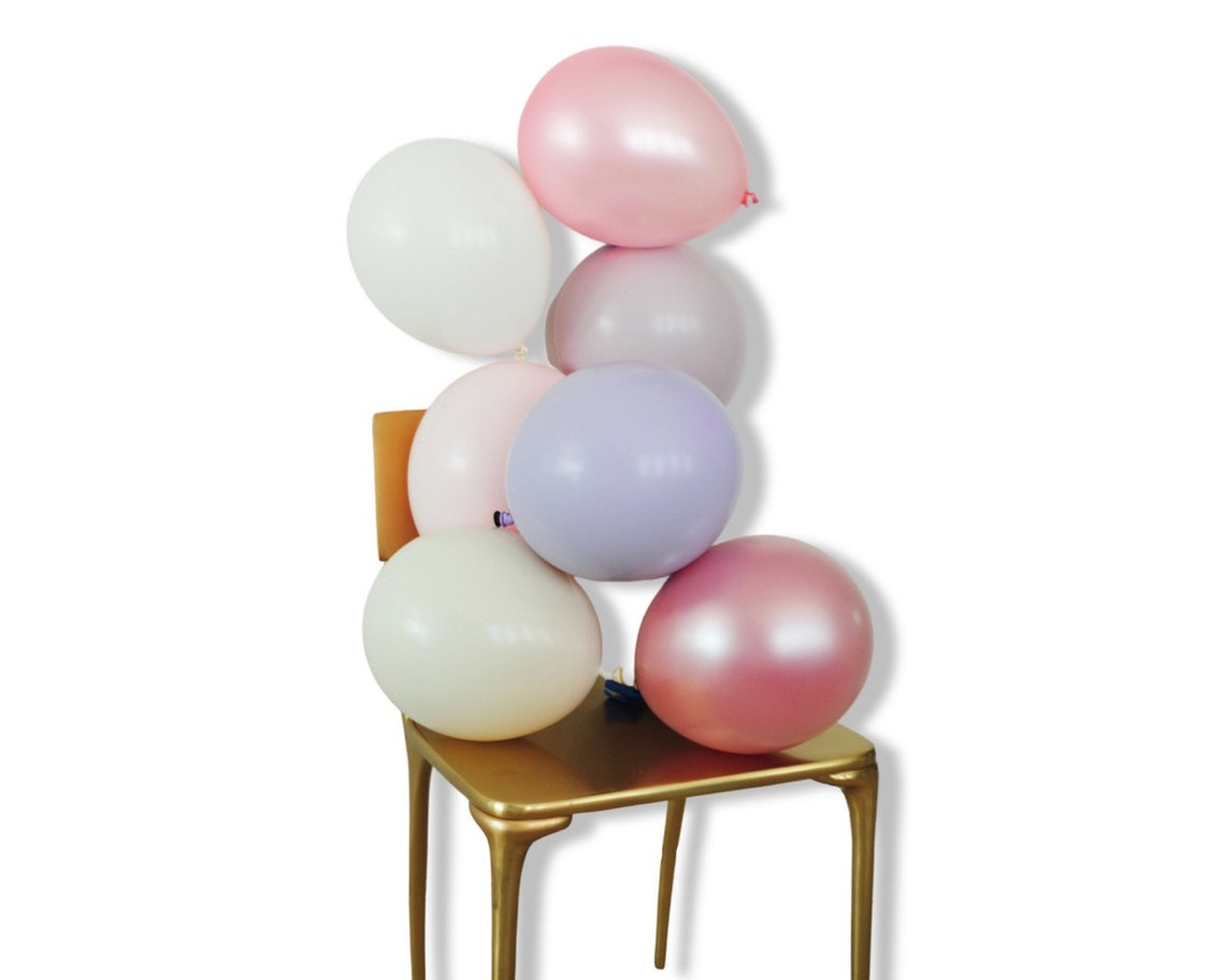 Matte Balloons// Matte Pink Balloons//chalk Balloons//pink - Etsy