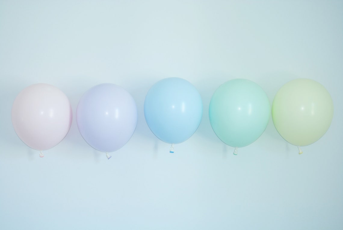 Pastel Matte Balloons// Matte Pastel Balloons//Chalk | Etsy