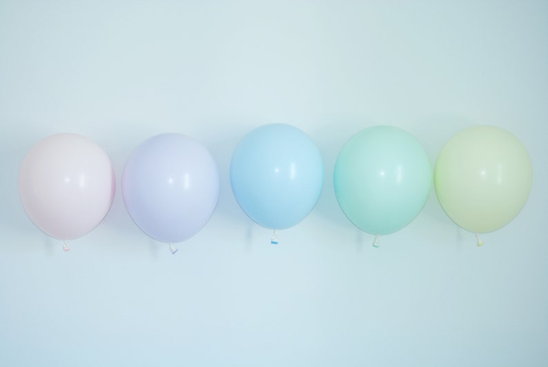 Pastel Matte Balloons// Matte Pastel Balloons//Chalk | Etsy