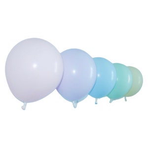Pastel Matte Balloons// Matte Pastel Balloons//chalk - Etsy