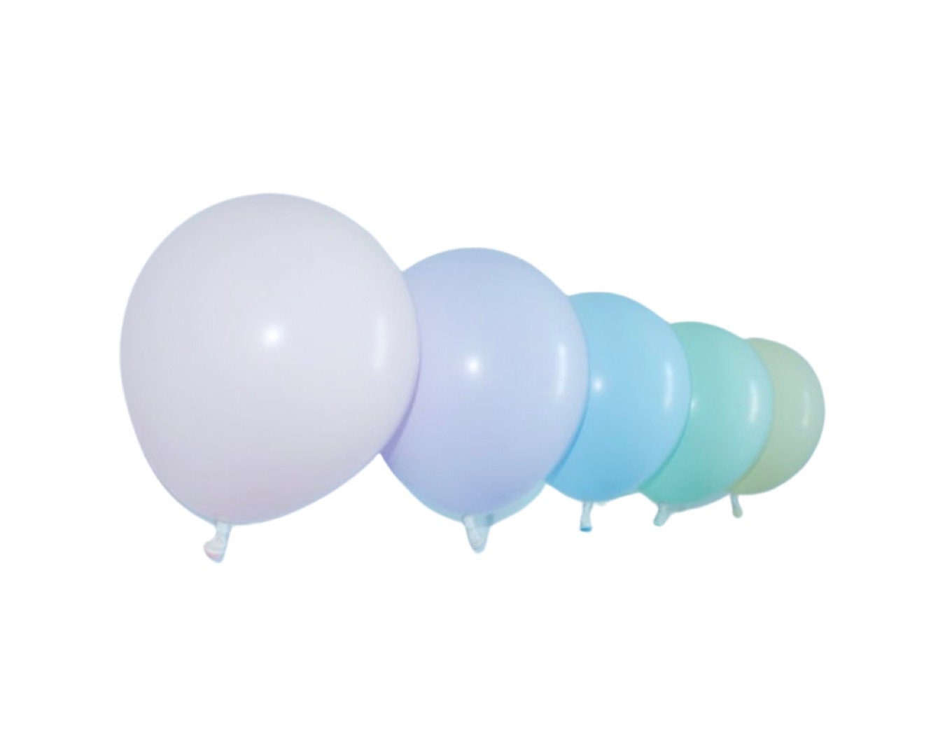 Pastel Matte Balloons// Matte Pastel Balloons//chalk - Etsy