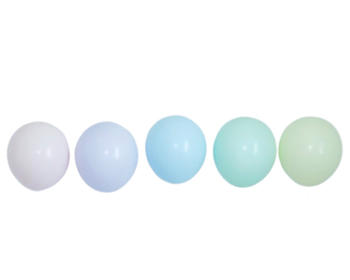 Pastel Matte Balloons// Matte Pastel Balloons//chalk | Etsy