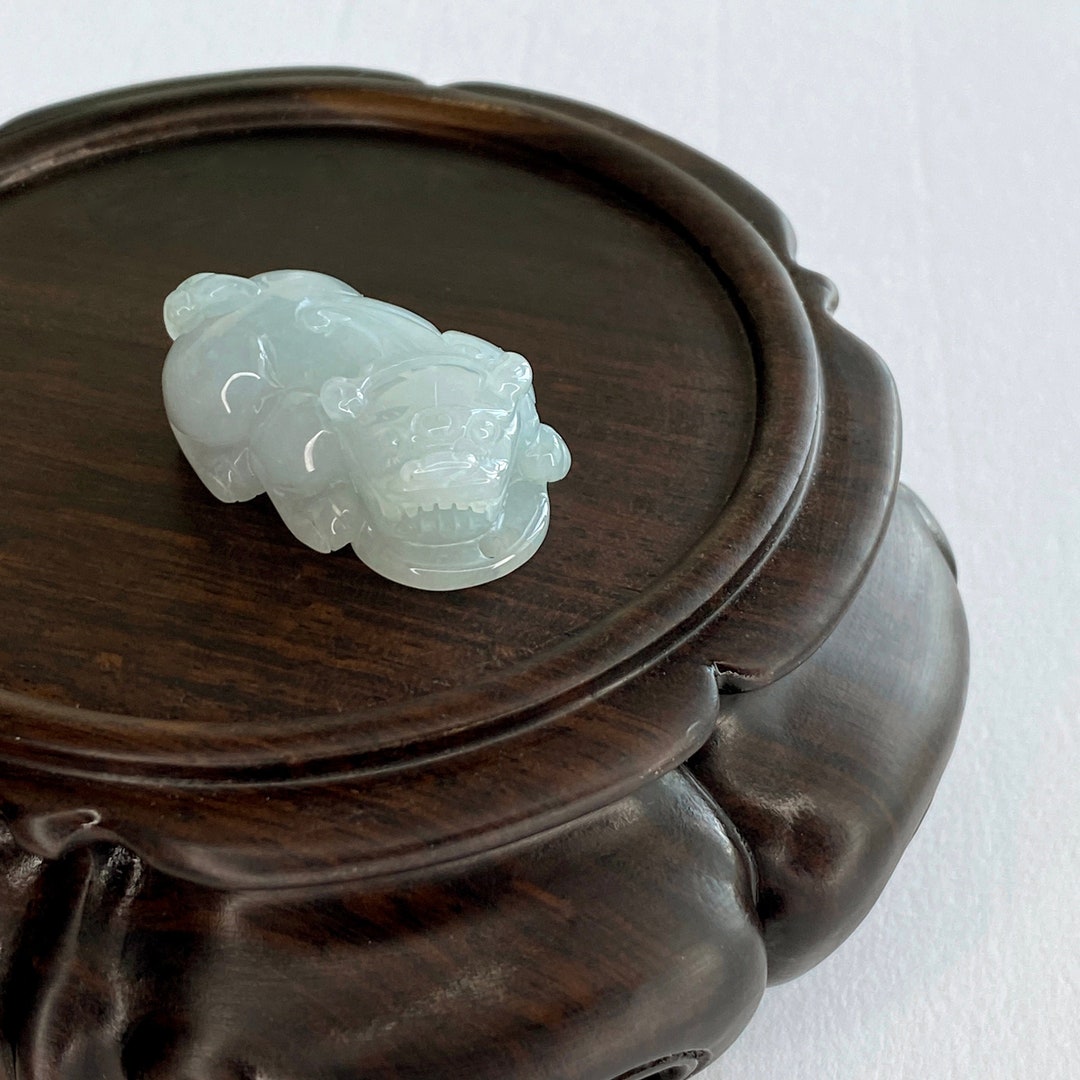 Natural Burmese Jadeite Pixiu Pendant, Genuine Grade A Pixiu Jadeite ...