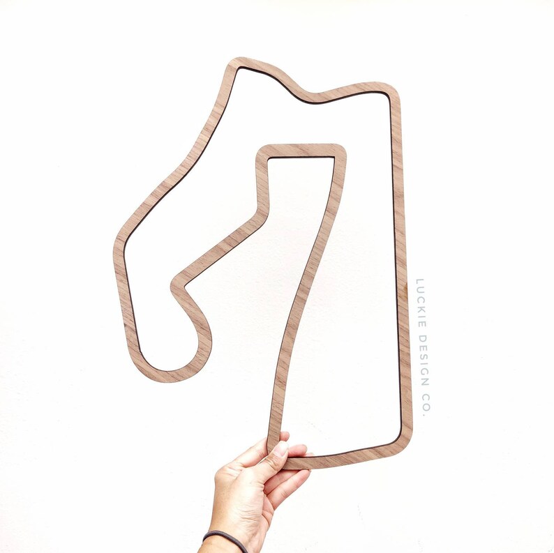Race Track Laser Cut Out Wall Art 3d Sign Race Track Sign | Etsy