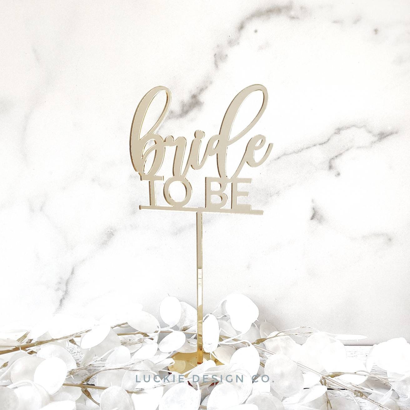 Laser Cut Bride to Be Sign Bridal Shower Acrylic Sign | Etsy