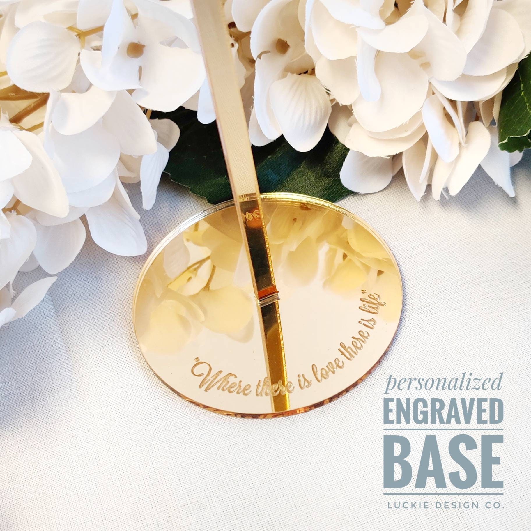 Laser Cut Table Numbers - Wood Table Numbers - Acrylic Table Numbers ...