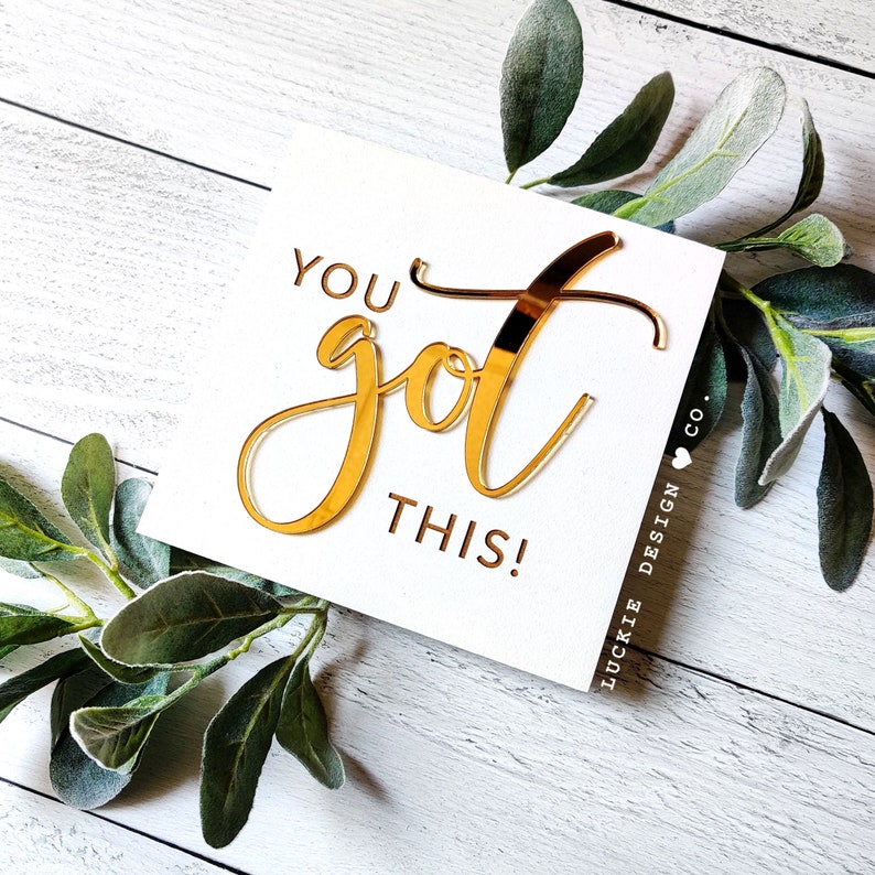 You Got This Wall Sign Laser Engraved Laser Cut Sign - Etsy