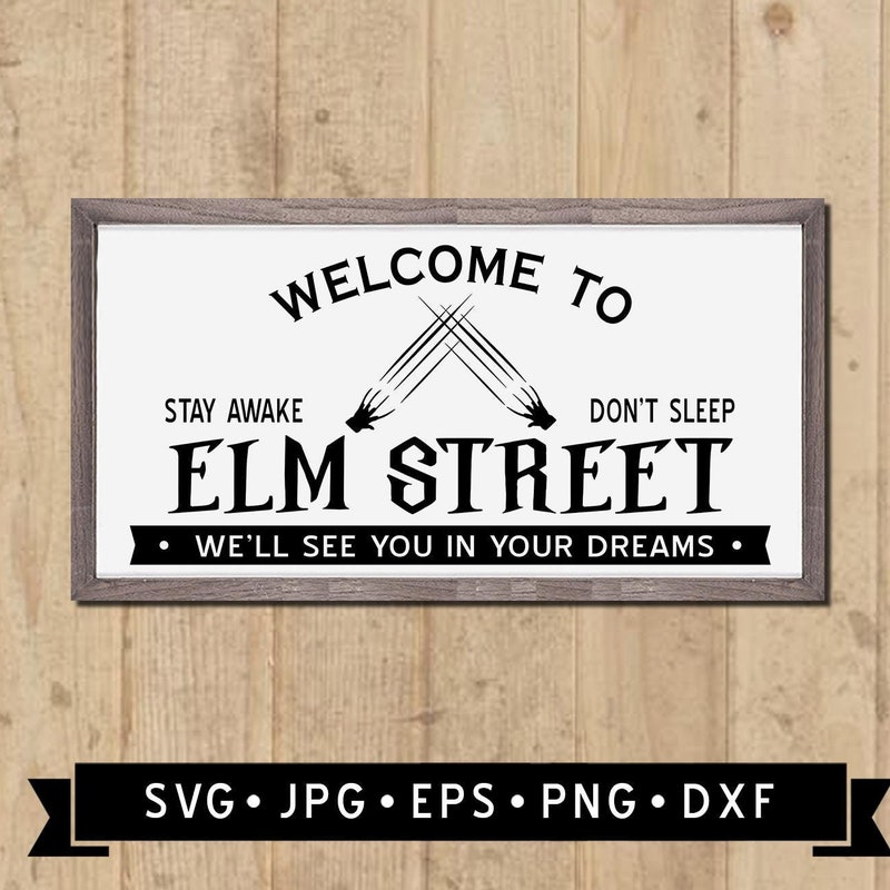 Elm Street Sign - Etsy
