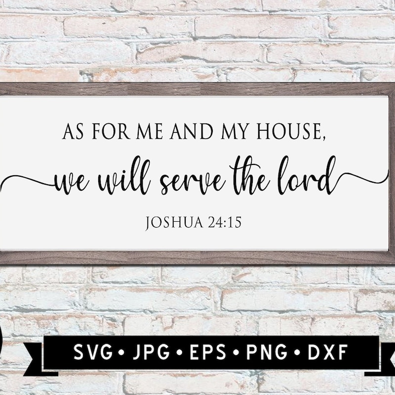 Serve the Lord Sign - Etsy