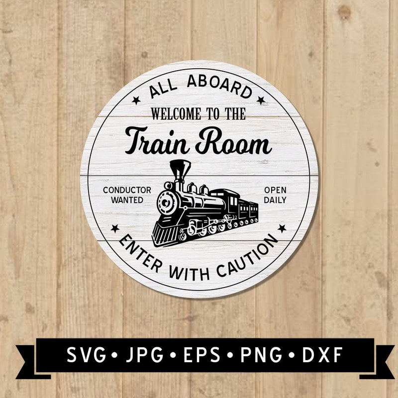 Train Sign - Etsy