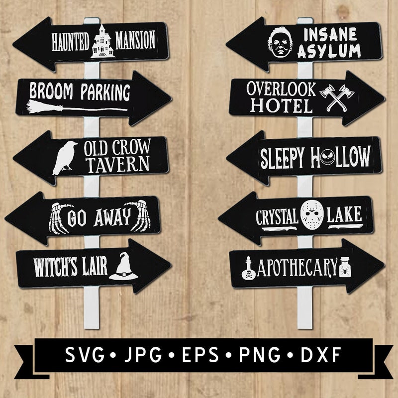 Halloween Signs - Etsy