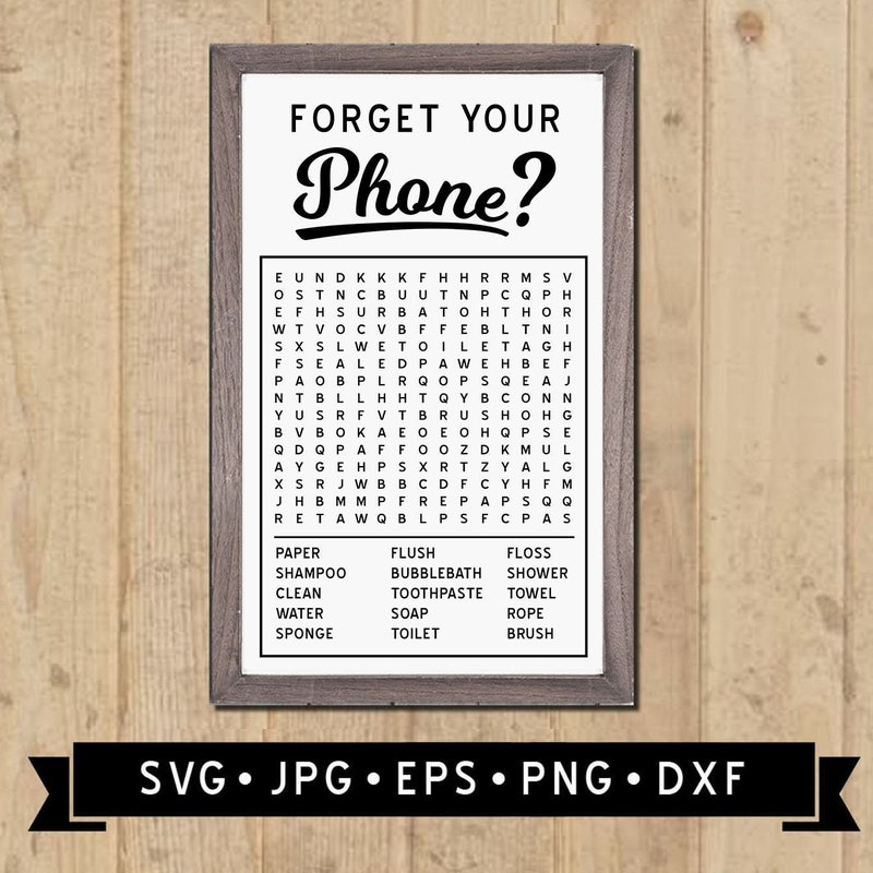 Forget Your Phone - Etsy